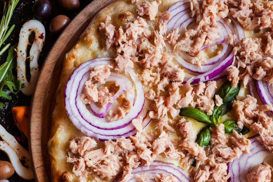 Pizza de San Valentín con AOVE